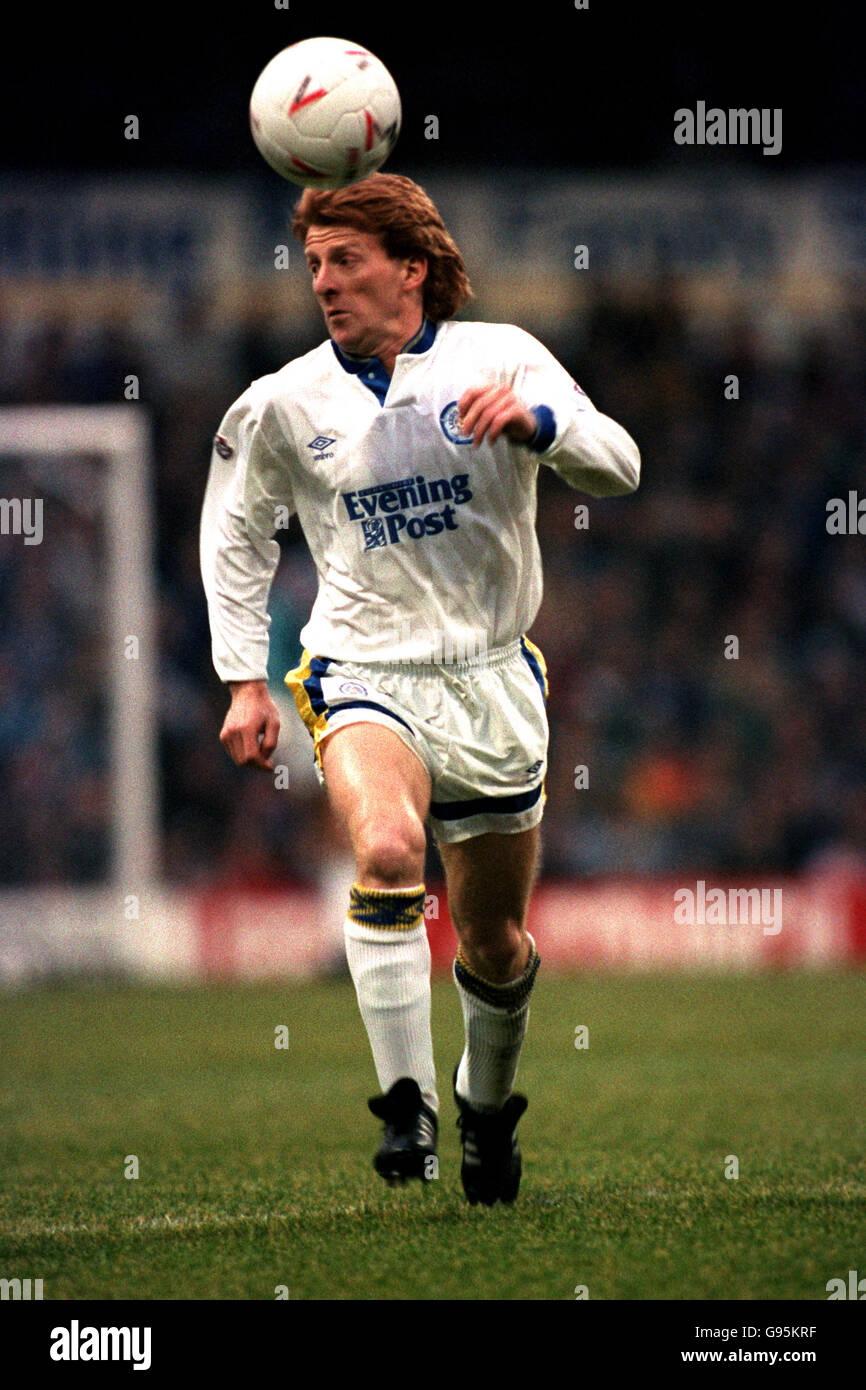 Soccer - Leeds United. Gordon Strachan Stock Photo - Alamy