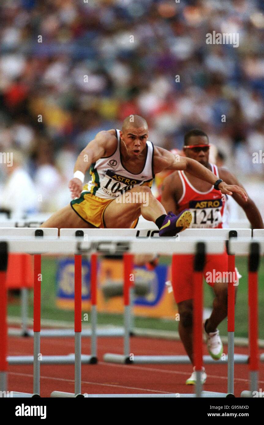 Malaysia mens 110m hurdles final hi-res stock photography and images ...