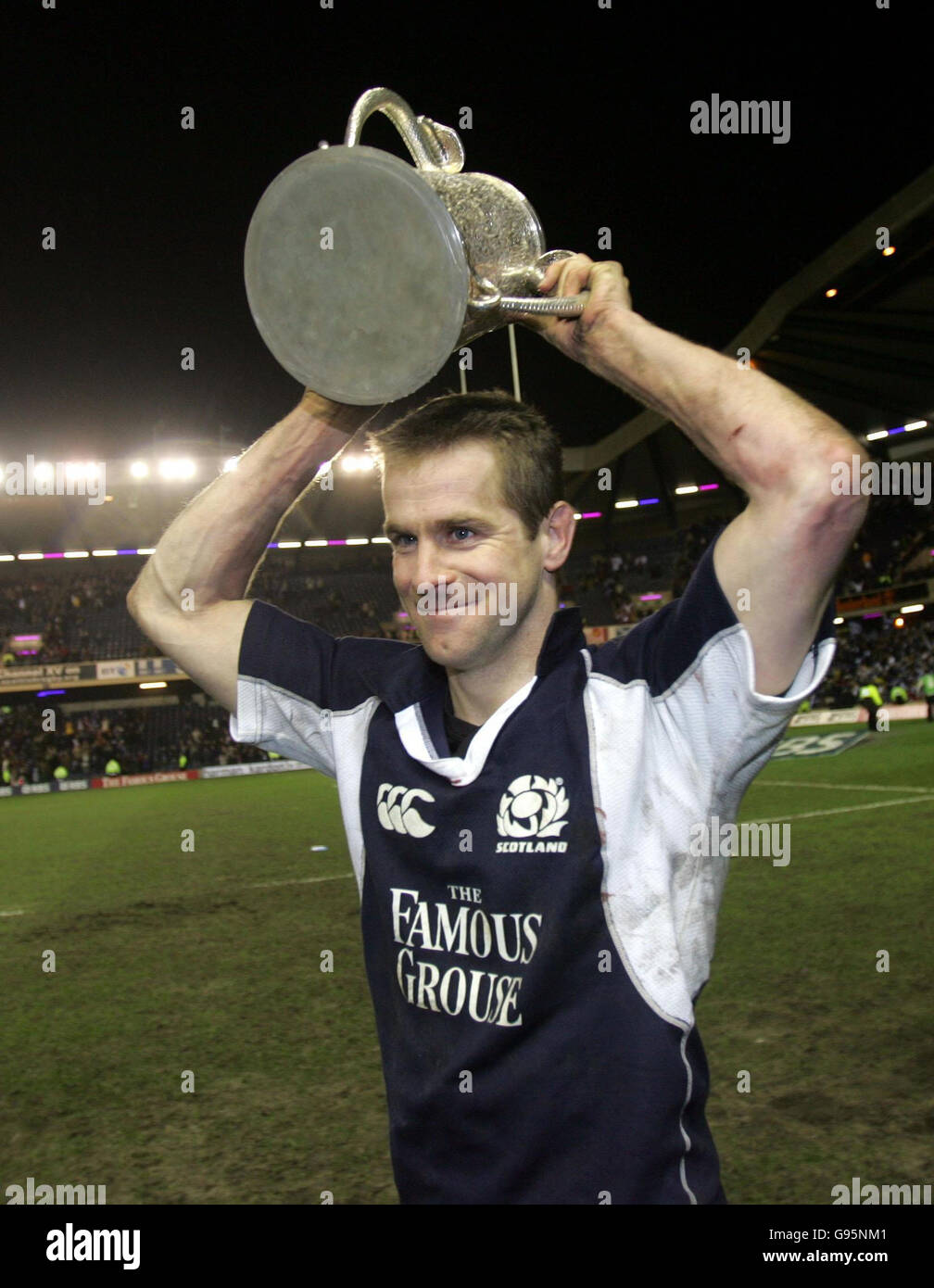 Scotlands chris paterson rbs 6 nations match murrayfield hi-res stock ...
