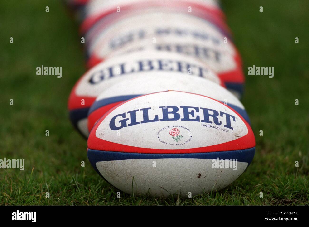England rugby balls hi-res stock photography and images - Alamy