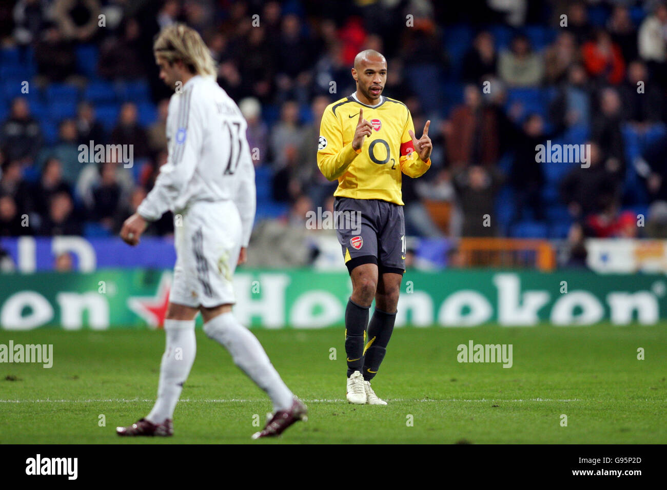 Santiago bernabeu thierry henry hi-res stock photography and images - Alamy