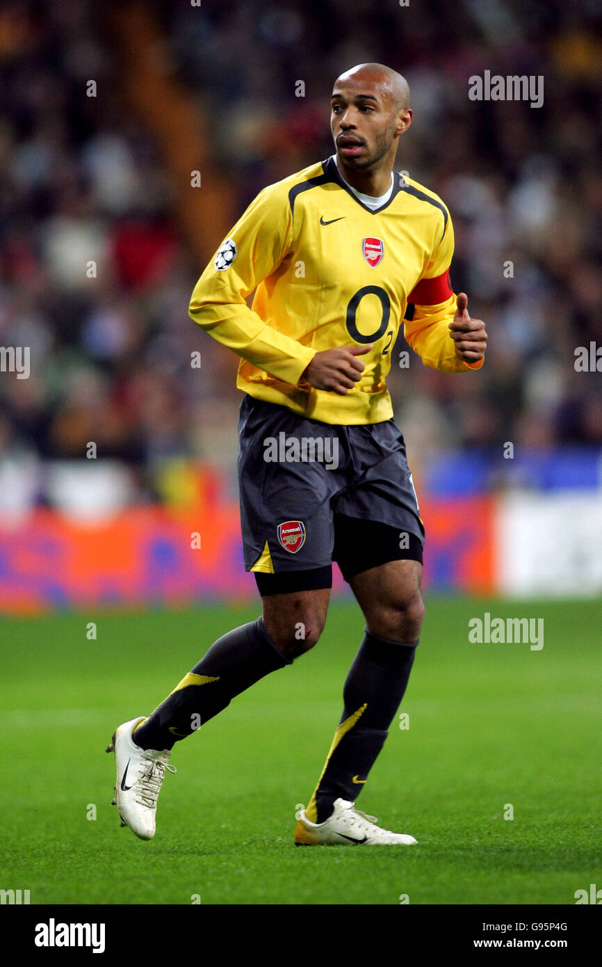 Santiago bernabeu thierry henry hi-res stock photography and images - Alamy