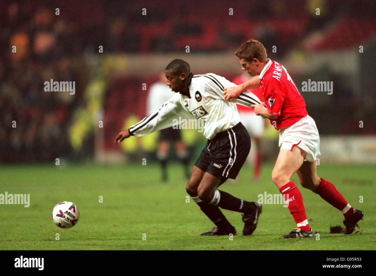 Soccer fa carling premiership nottingham forest v derby county hi-res ...