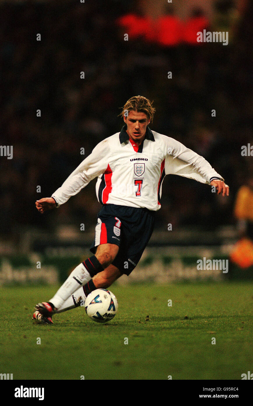 Soccer - Friendly - England v Czech Republic. England's David Beckham ...