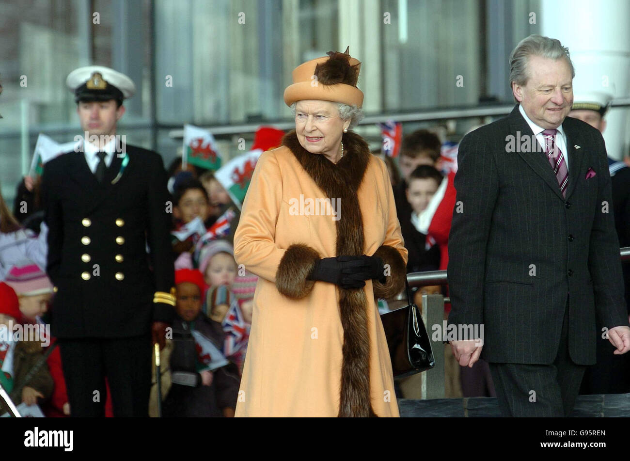 Welsh Assembly Official Opening Stock Photo - Alamy