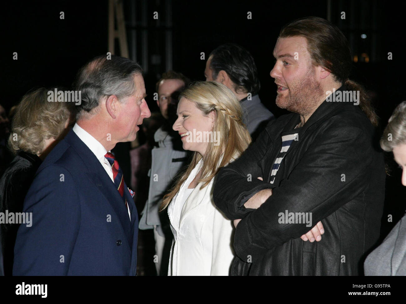 The Prince of Wales meets Bryn Terfil at a performance of the Flying ...