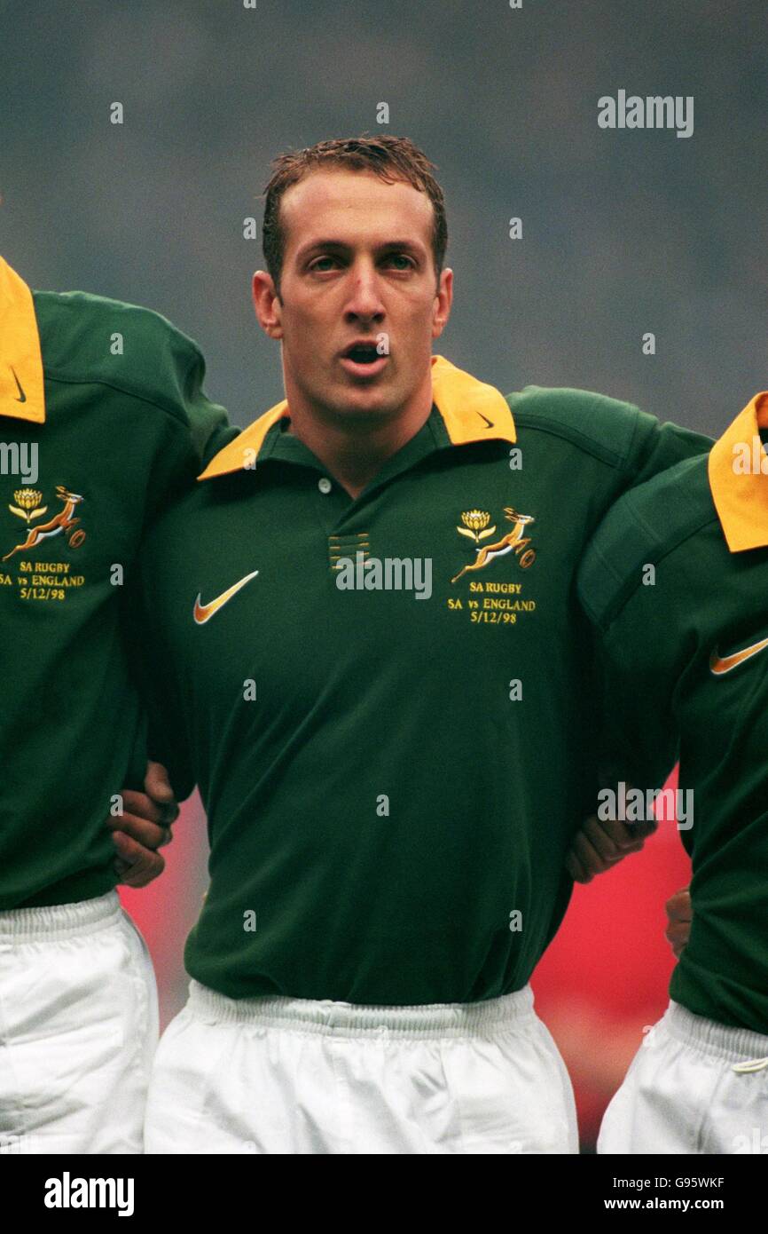 Rugby Union - Test Match - England v South Africa. South Africa's ...