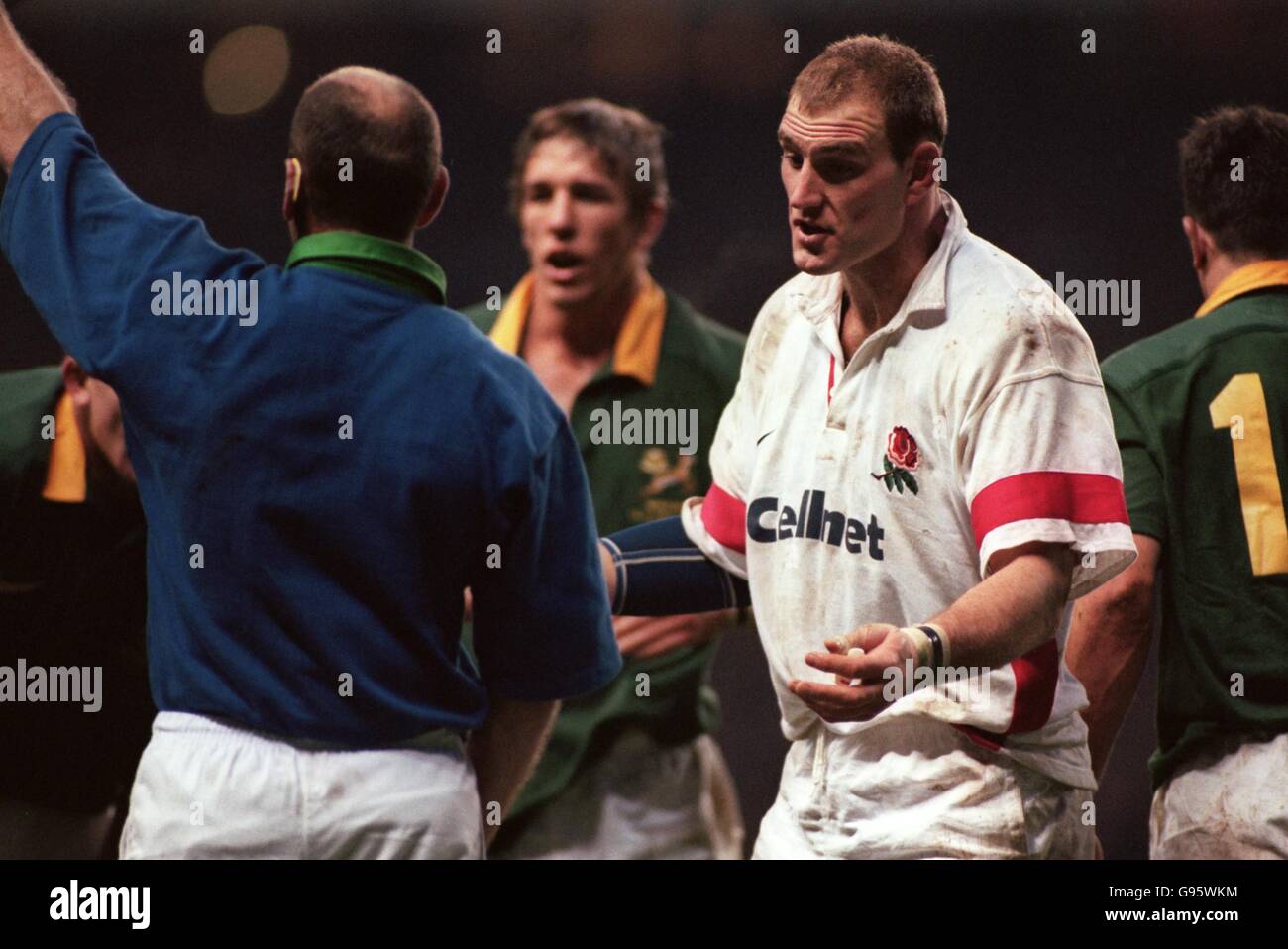 Rugby union test match england v south africa hi-res stock photography ...