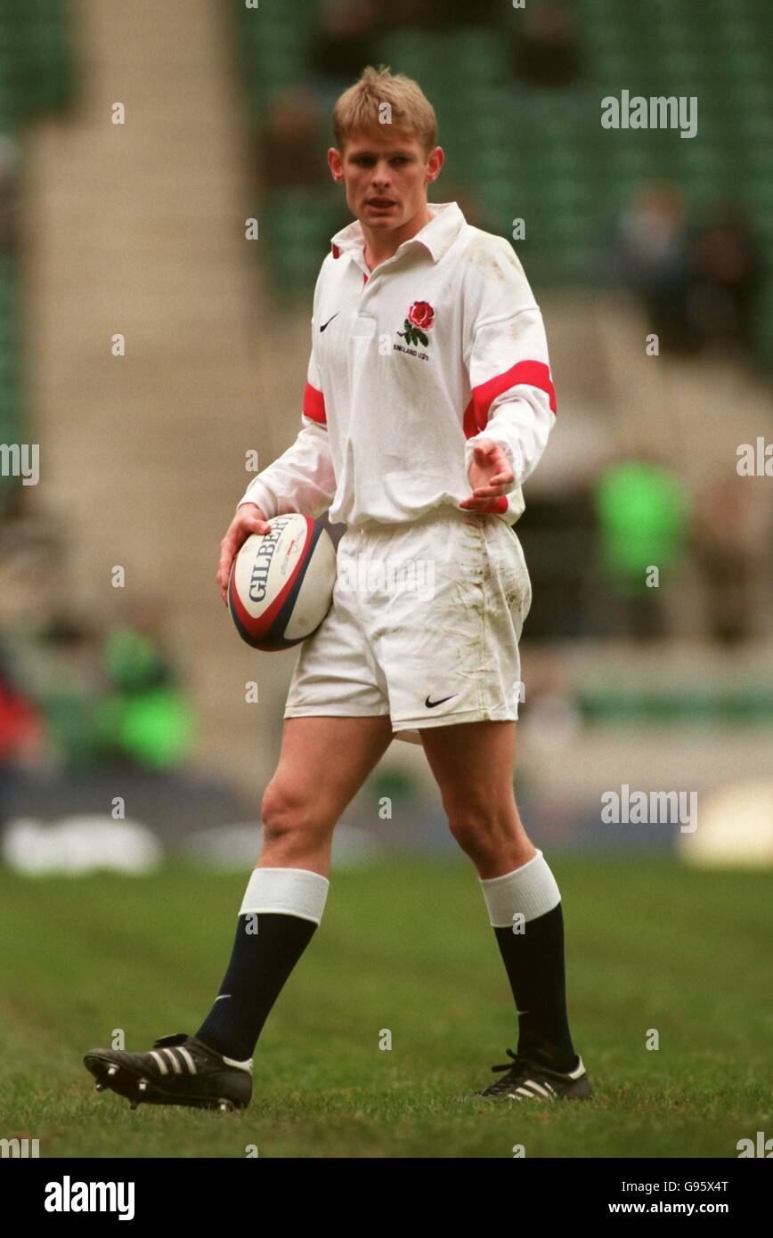 Rugby union under 21s england v south africa hi-res stock photography ...