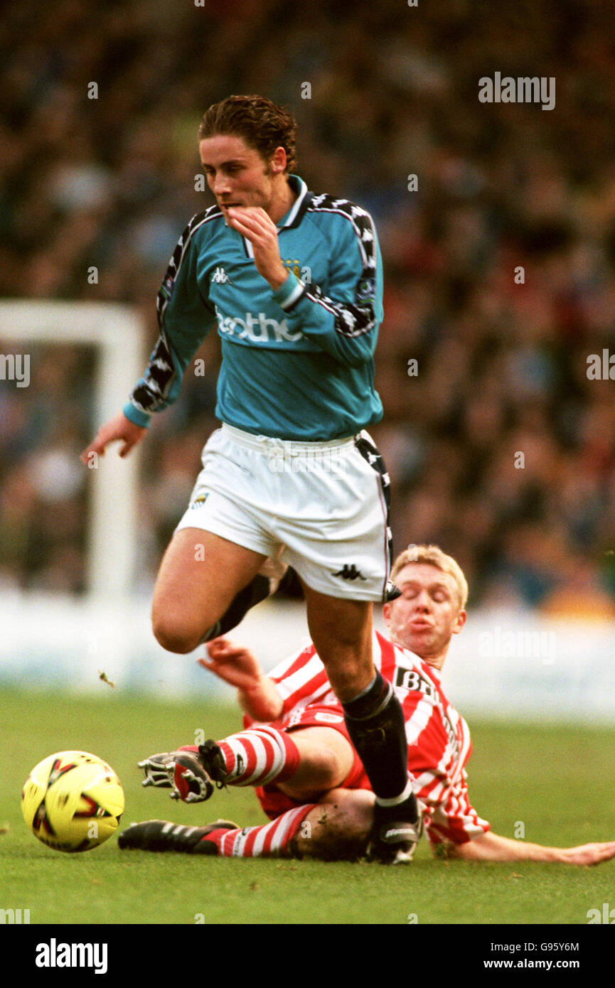 Stoke manchester city division two hi-res stock photography and images ...