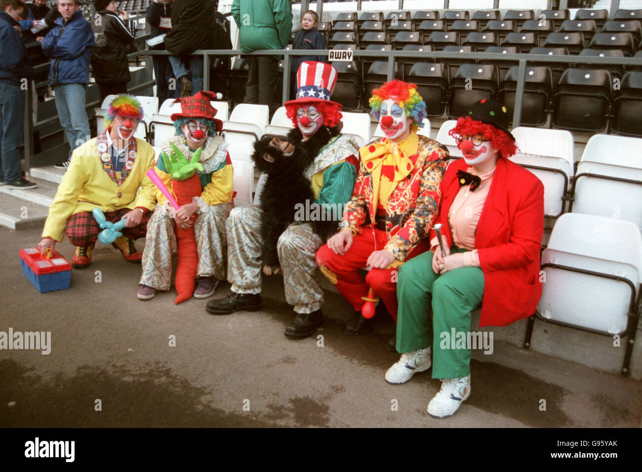 Dressed as clowns hi-res stock photography and images - Alamy
