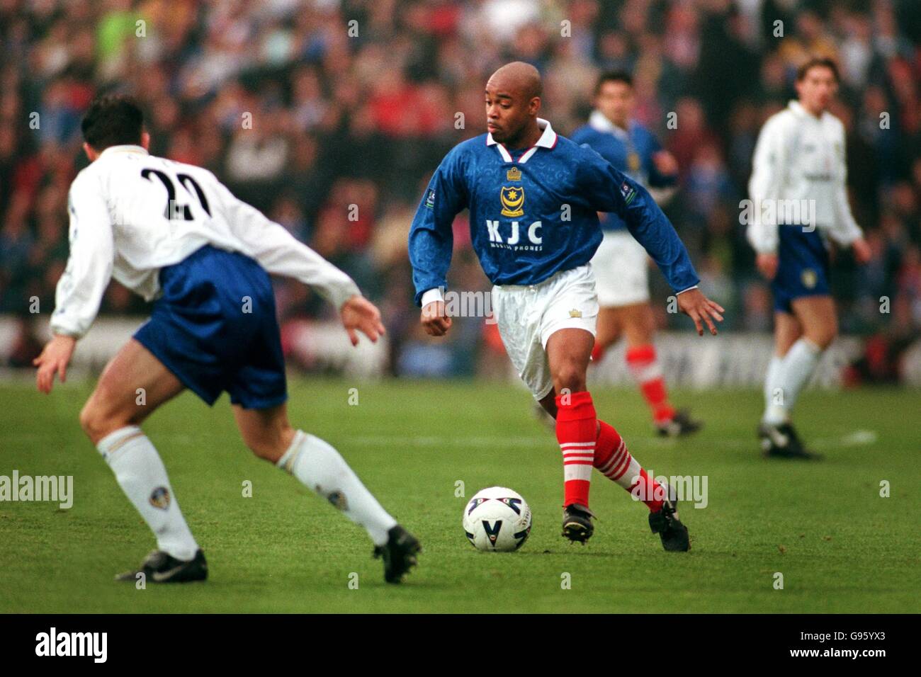 Soccer - AXA FA Cup - Fourth Round - Portsmouth v Leeds United. Fitzroy ...