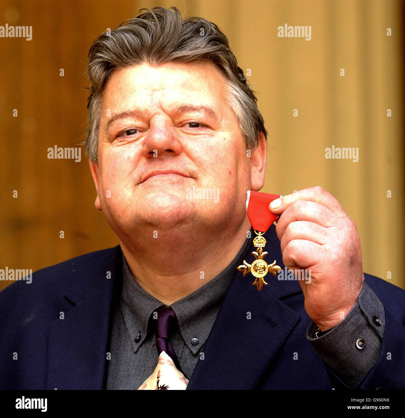 Receiving obe queen elizabeth ii buckingham palace hi-res stock ...