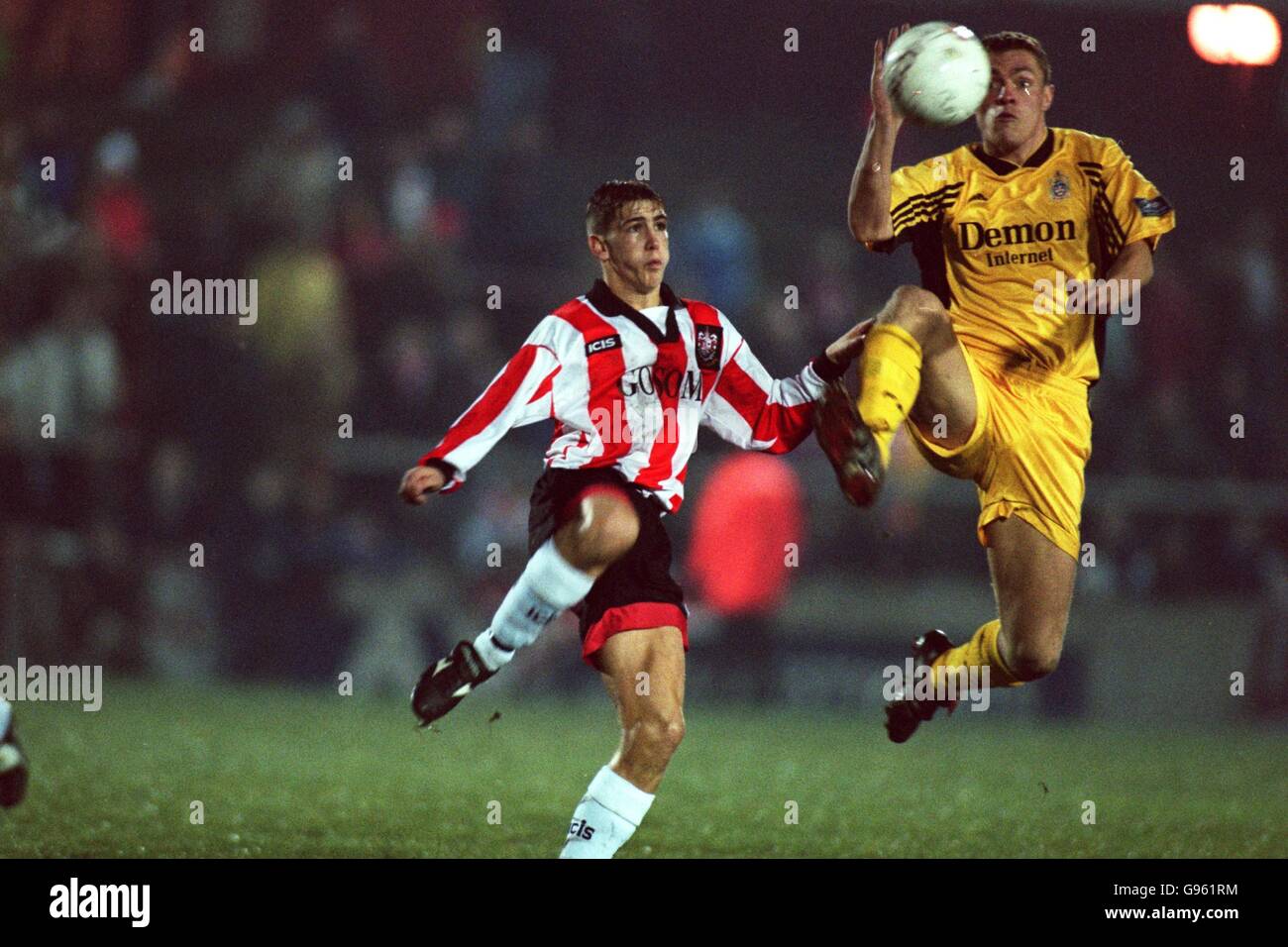 Soccer - FA Cup second Round Replay - Leigh RMI v Fulham Stock Photo ...