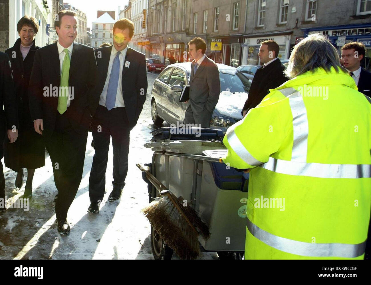 David Cameron MP arrives for the party conference in Perth, Friday ...