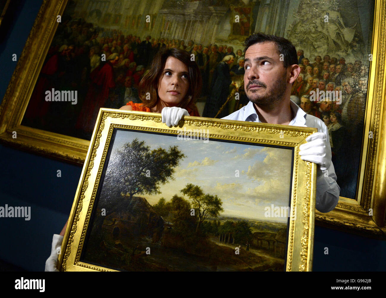 Television presenter Giles Coren and art historian Rose Balston launch ...