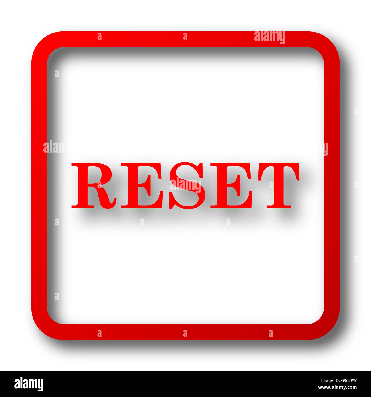 Rethink button hi-res stock photography and images - Alamy