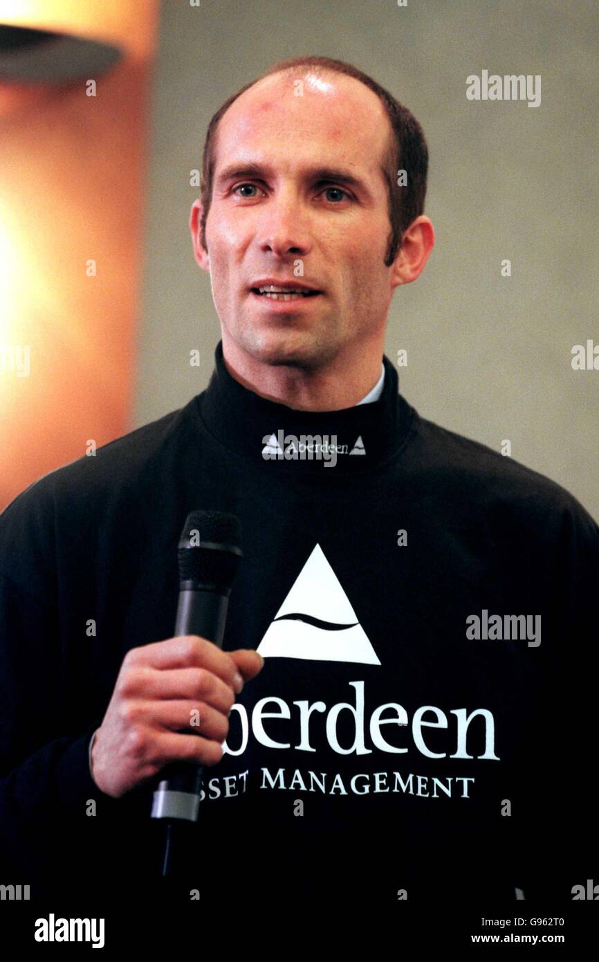 Announcement of boat race sponsorship hi-res stock photography and ...