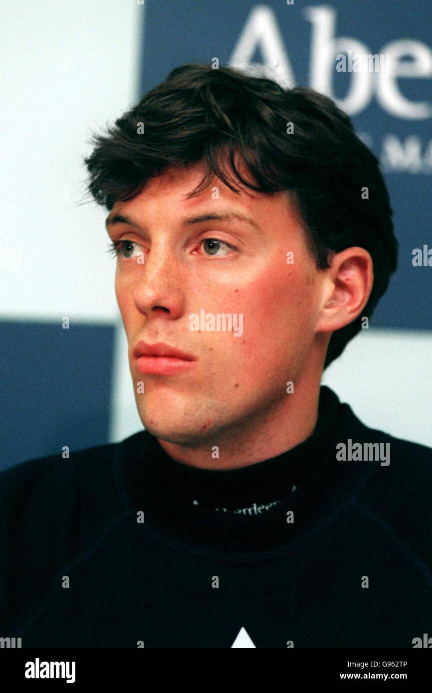 Announcement of boat race sponsorship hi-res stock photography and ...