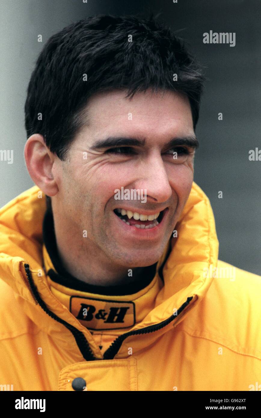 Motor Racing - Formula One - Testing at Silverstone. Damon Hill ...