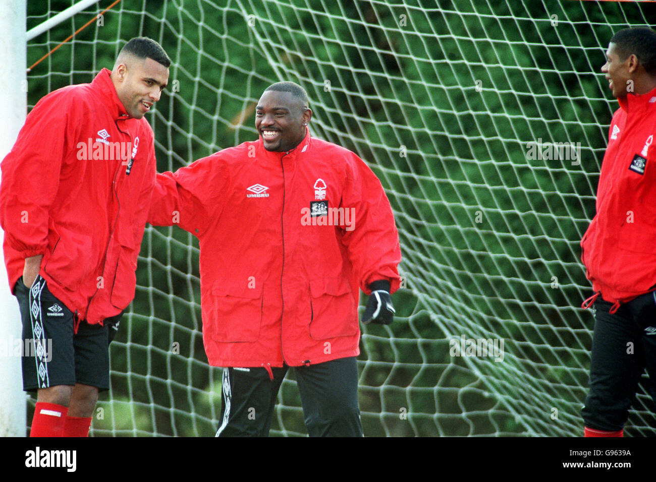 Soccer english premier league nottingham forest training hi-res stock ...