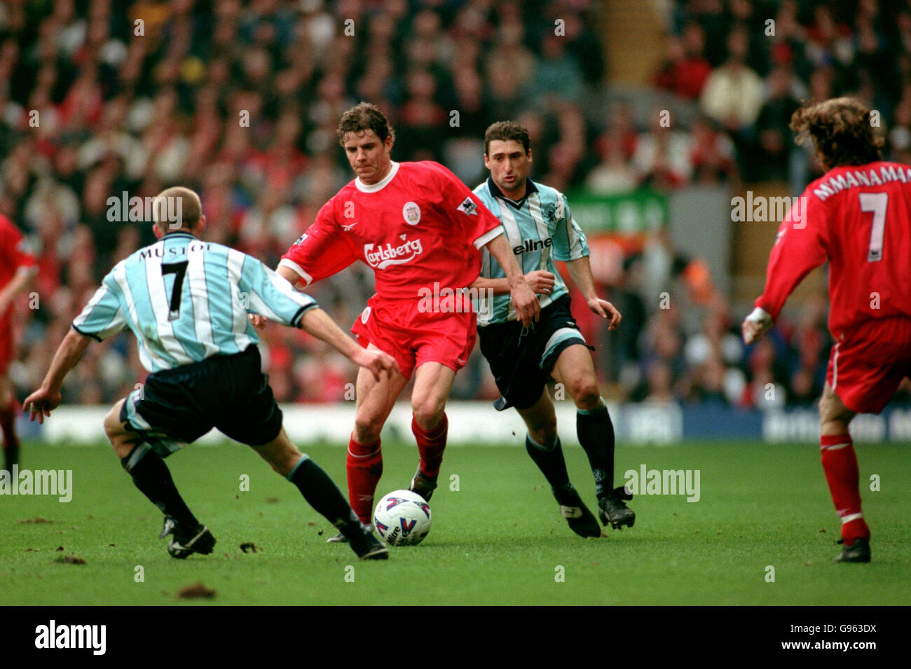 Soccer - FA Carling Premiership - Liverpool v Middlesbrough Stock Photo ...
