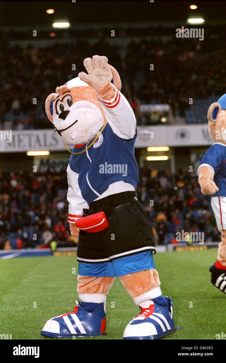 One rangers teddy bear mascots hi-res stock photography and images - Alamy