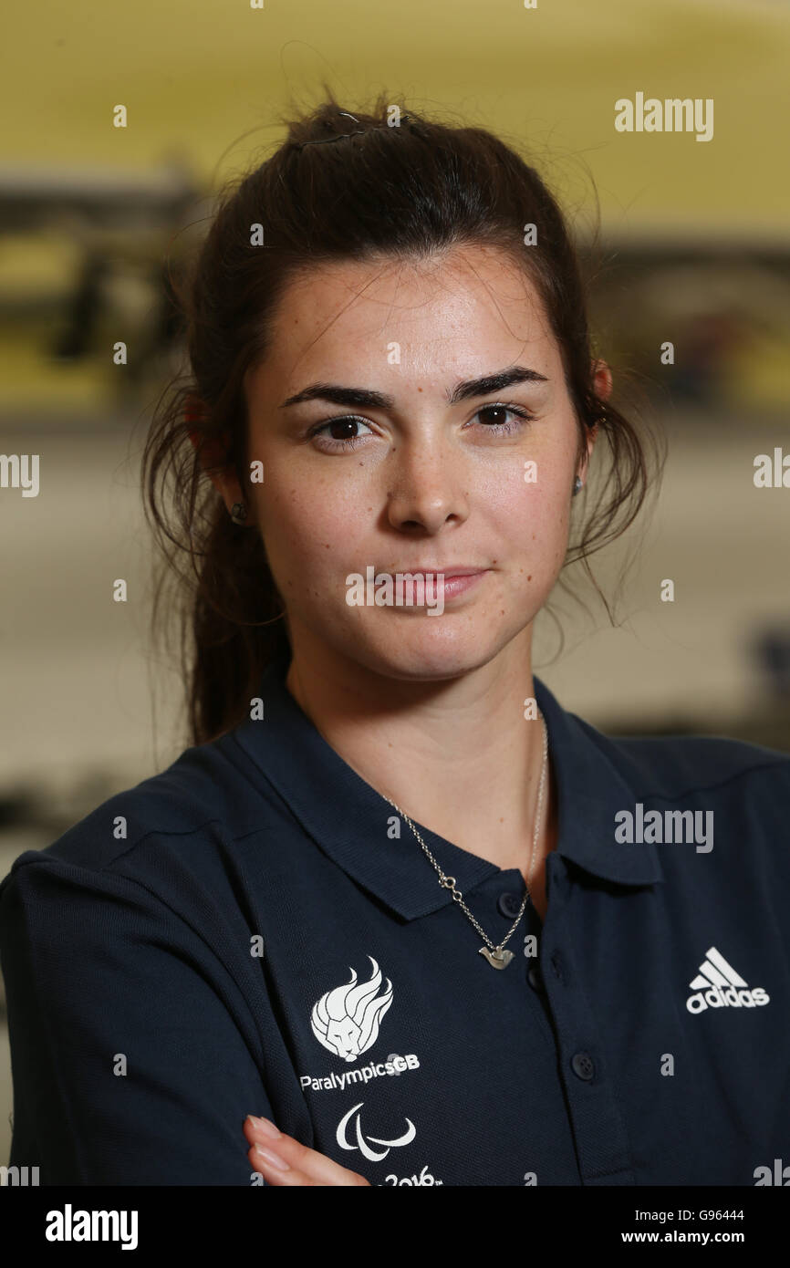 Grace Clough during the ParalympicsGB Rowing team announcement Stock ...