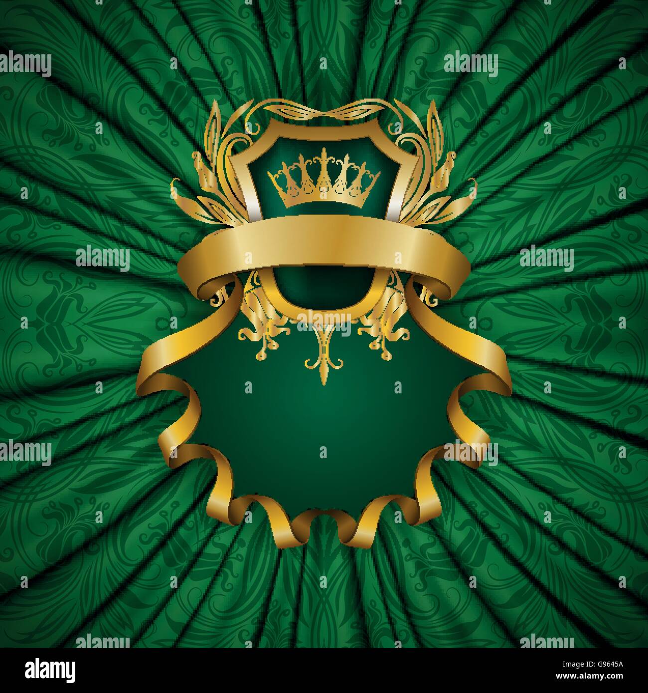 Elegant golden frame banner Stock Vector Image & Art - Alamy