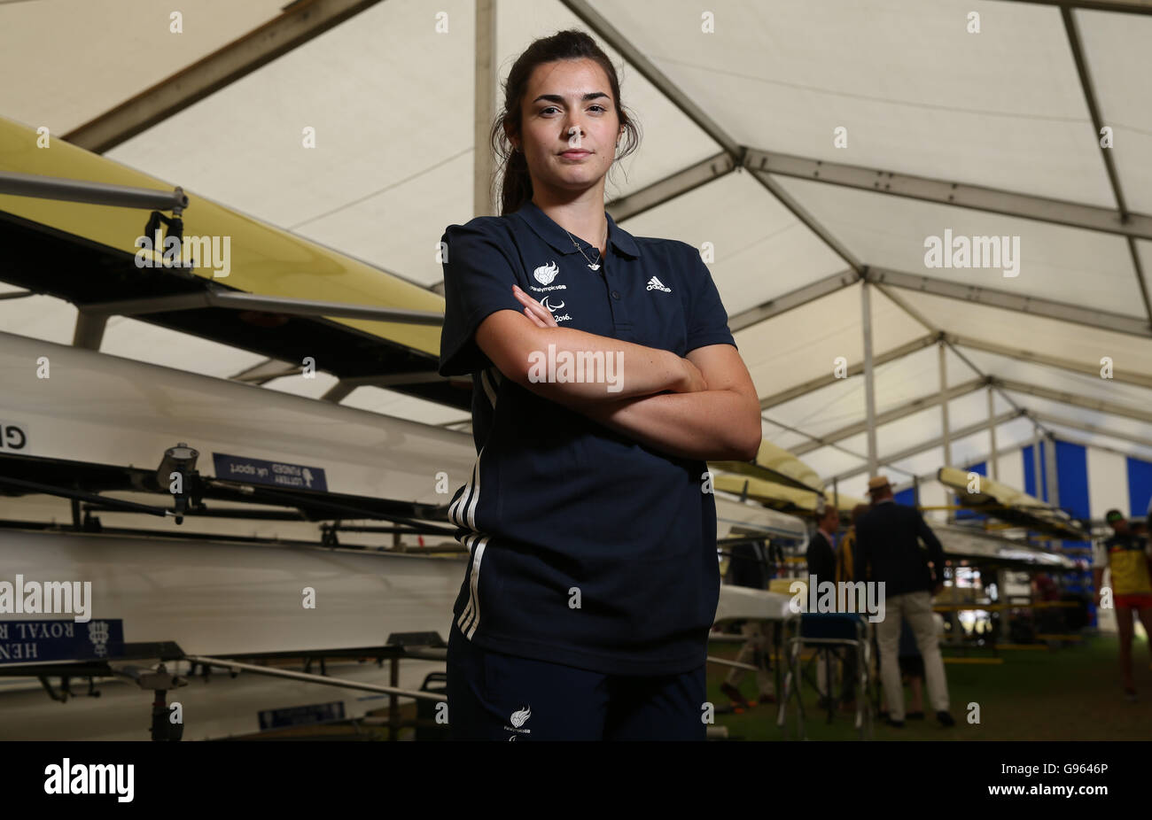 Grace Clough during the ParalympicsGB Rowing team announcement Stock ...