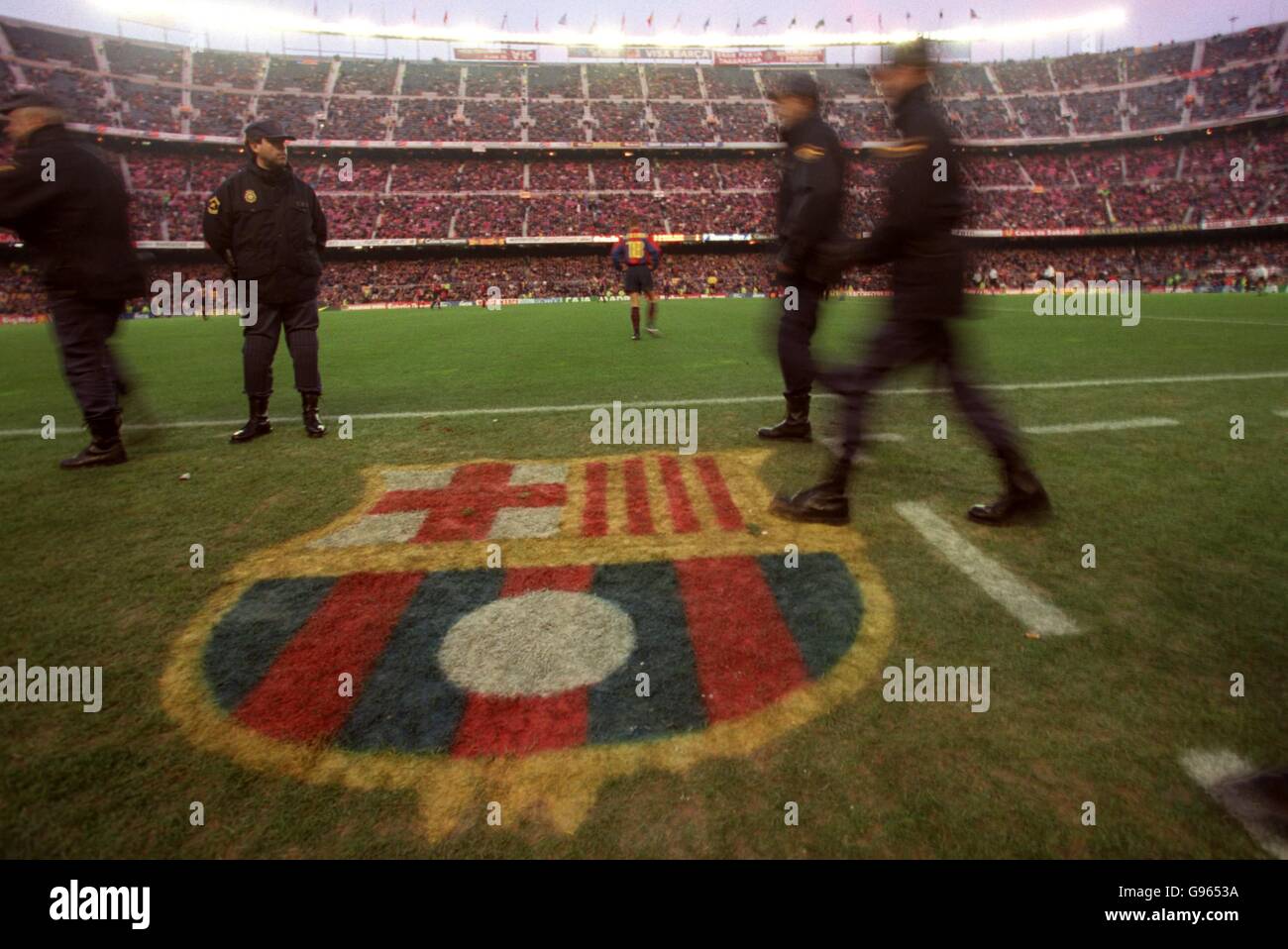 Which is painted at the side of the pitch hi-res stock photography and ...