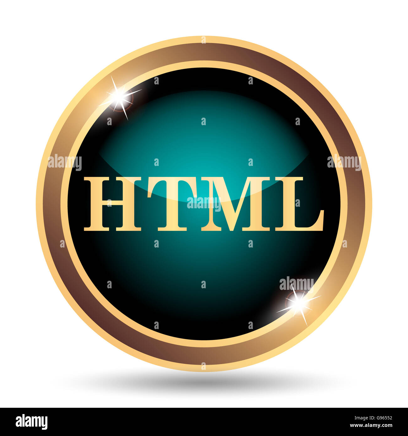 Html icon internet button Cut Out Stock Images & Pictures - Alamy