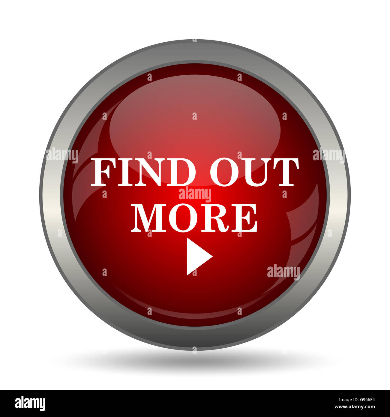 Find out more icon. Internet button on white background Stock Photo - Alamy