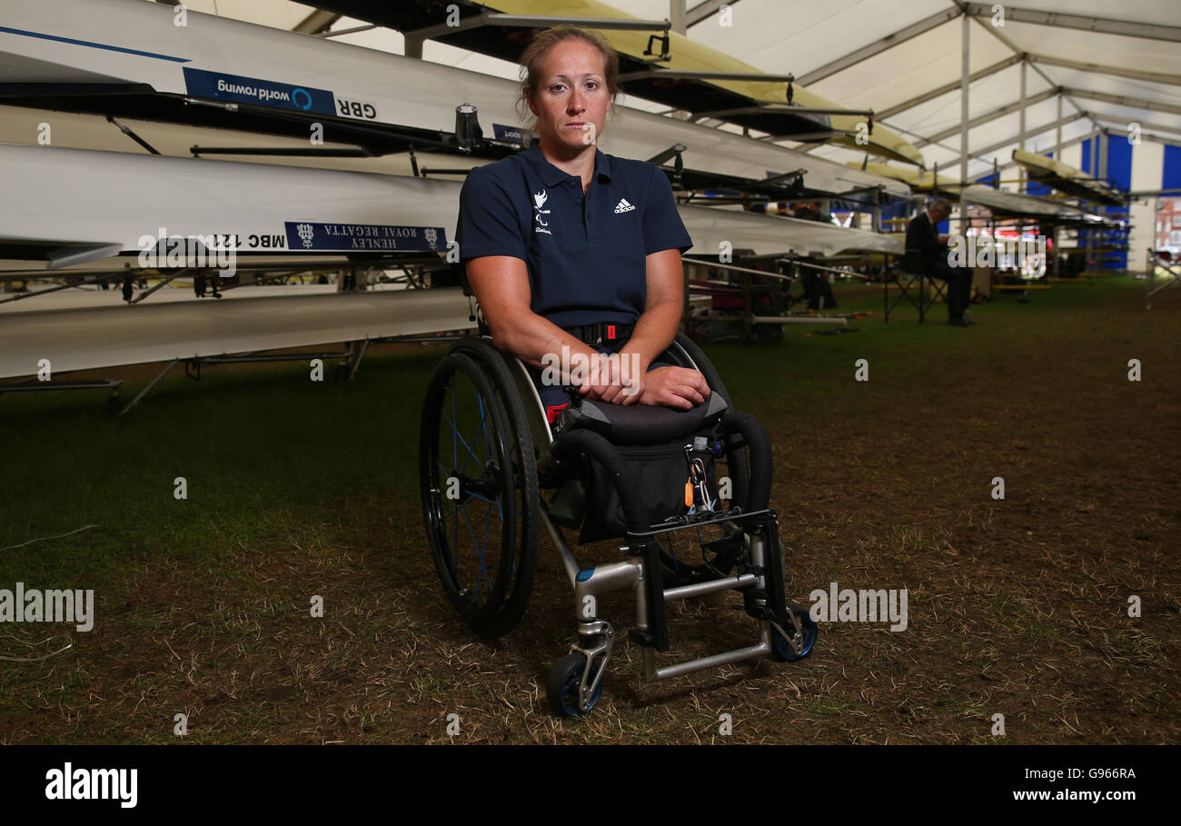 Rachel Morris during the ParalympicsGB Rowing team announcement Stock ...