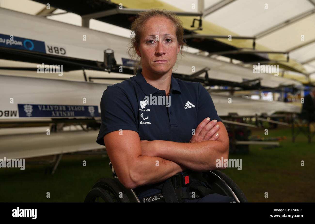 Rachel Morris during the ParalympicsGB Rowing team announcement Stock ...