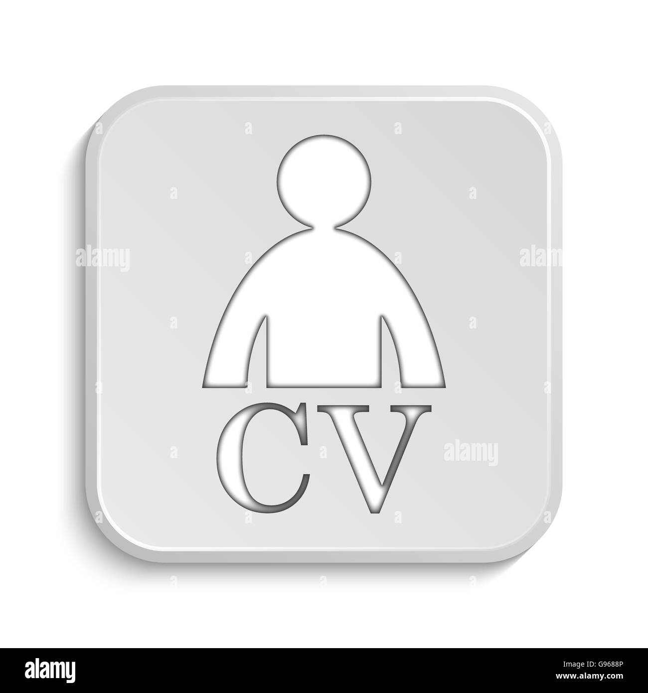 Curriculum vitae button sign hi-res stock photography and images - Alamy