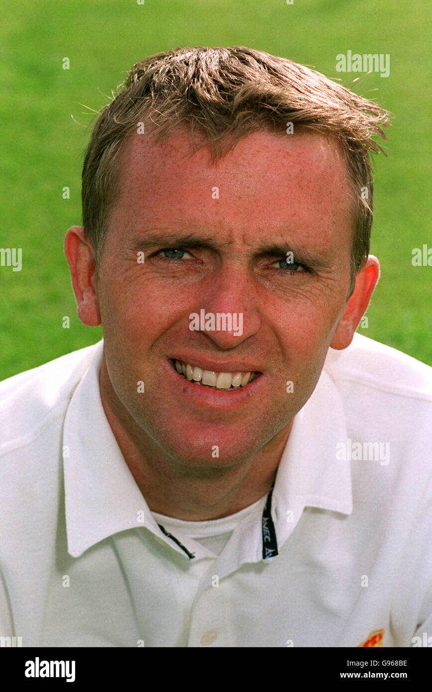 Cricket - Derbyshire CCC Photocall. Dominic Cork, Derbyshire Stock ...