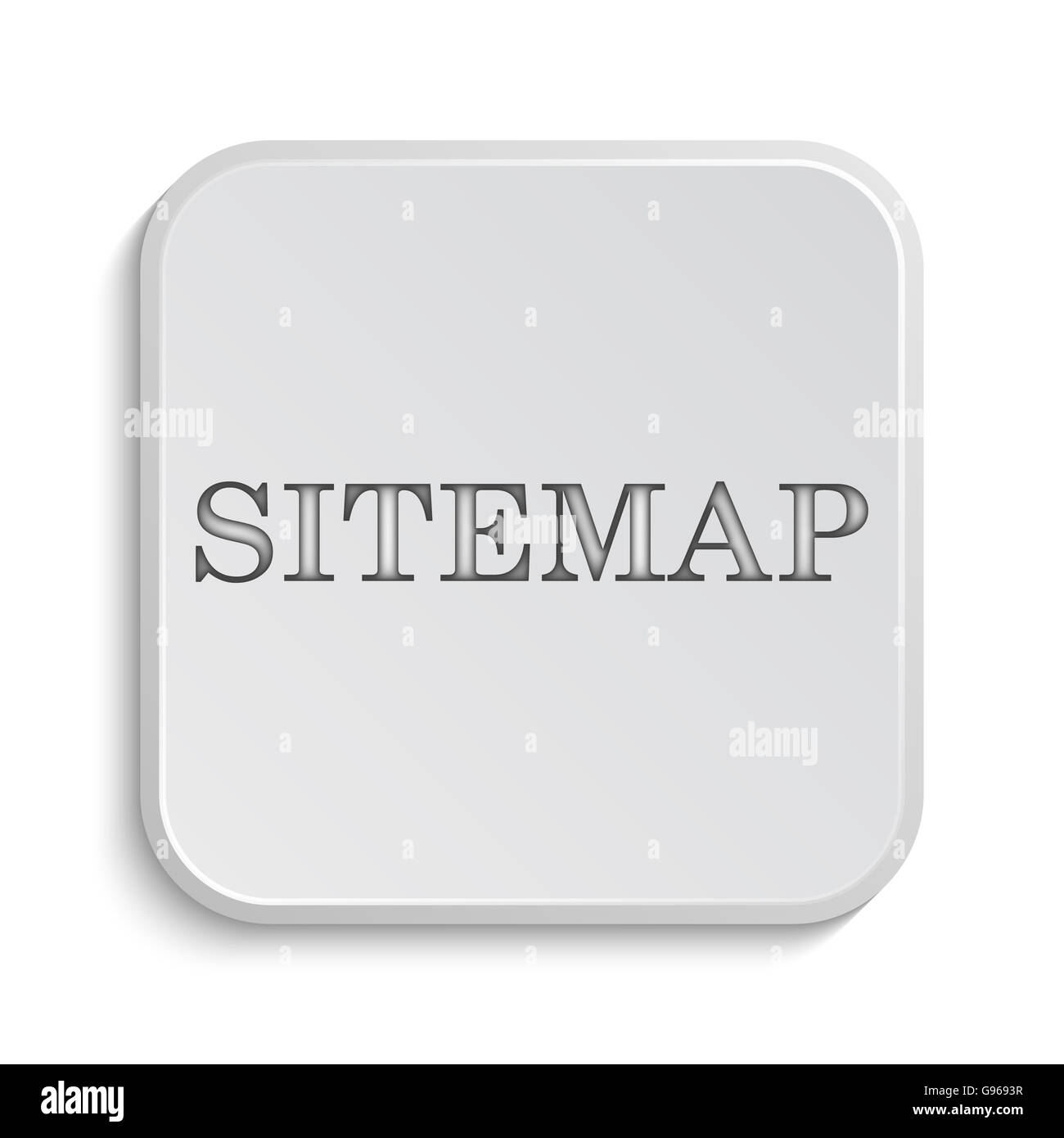Sitemap icon. Internet button on white background Stock Photo - Alamy