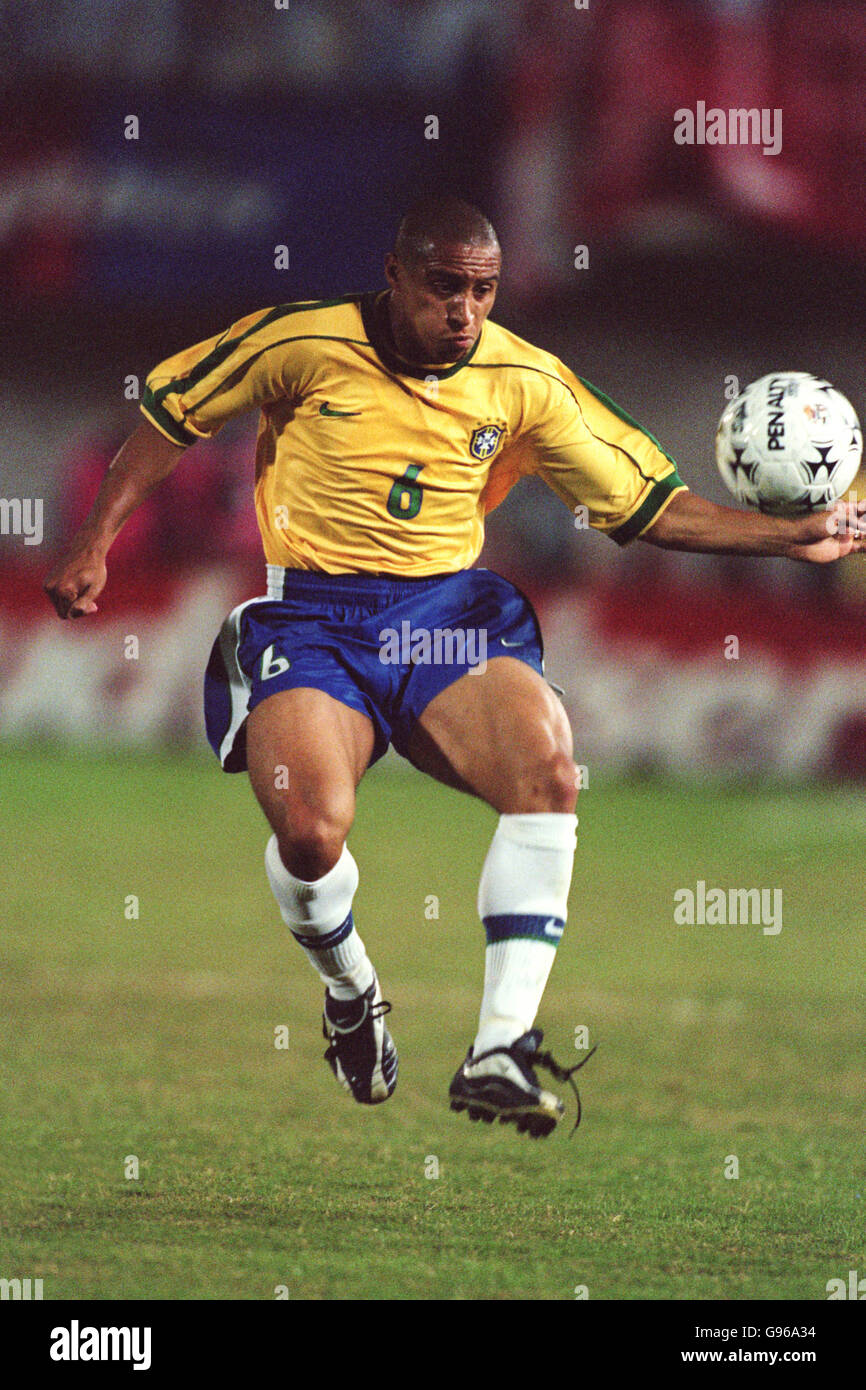 Soccer Copa America 99 Quarter Final Brazil V Argentina Roberto