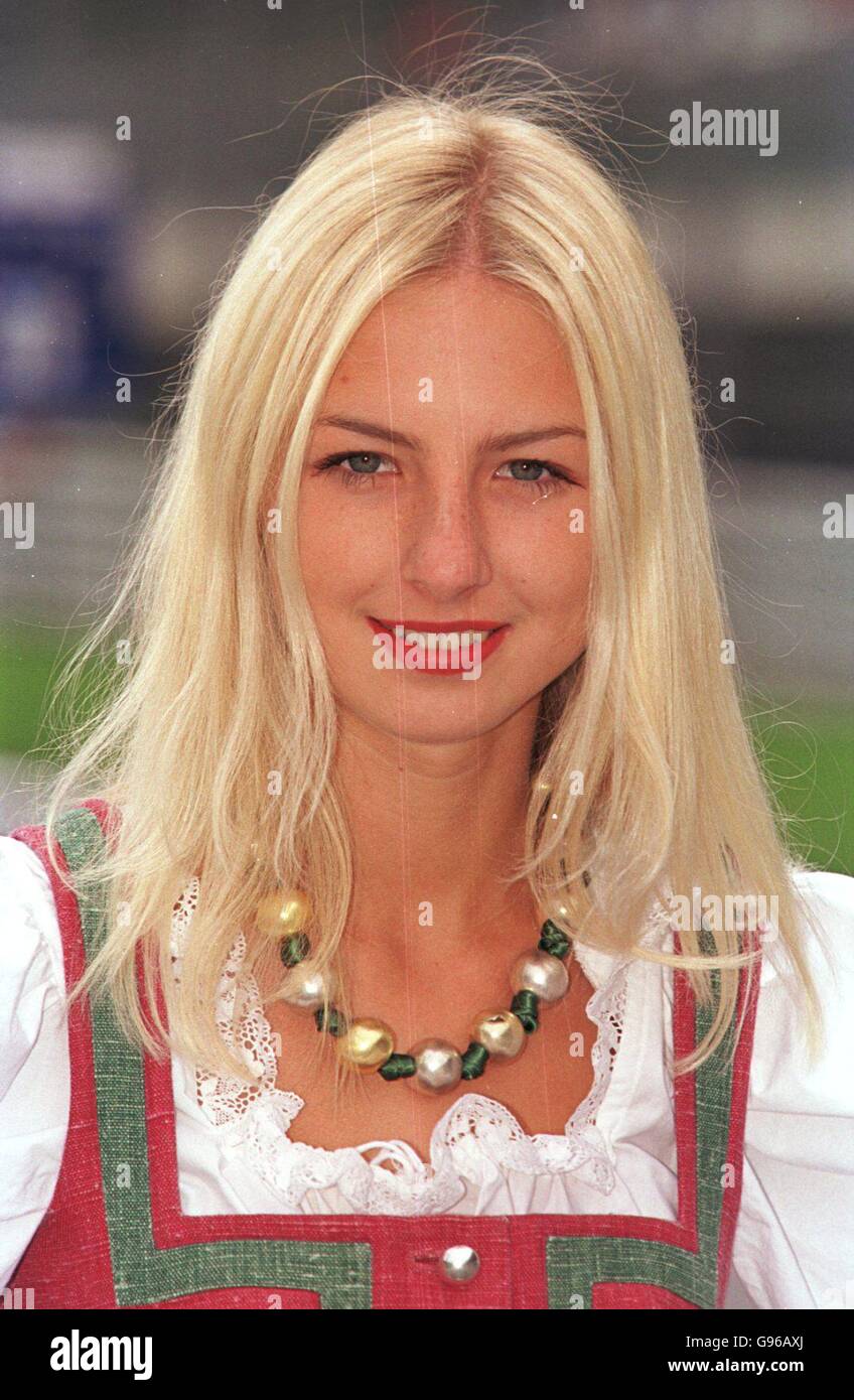 Formula One Motor Racing - Austrian Grand Prix. A girl in the paddock ...