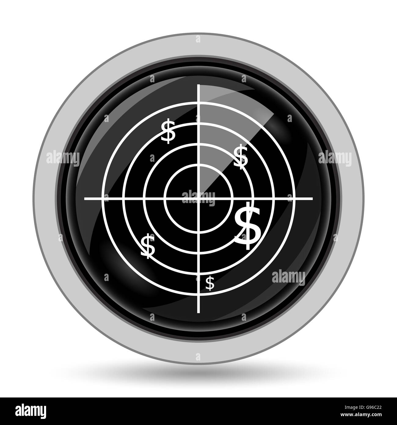 On screen map Black and White Stock Photos & Images - Alamy