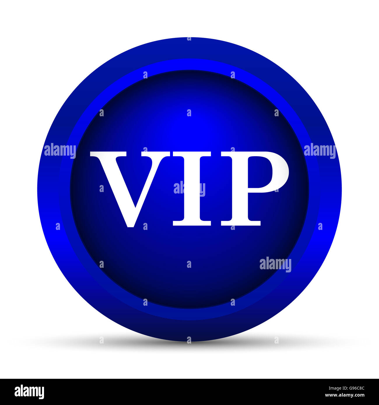 VIP icon. Internet button on white background Stock Photo - Alamy