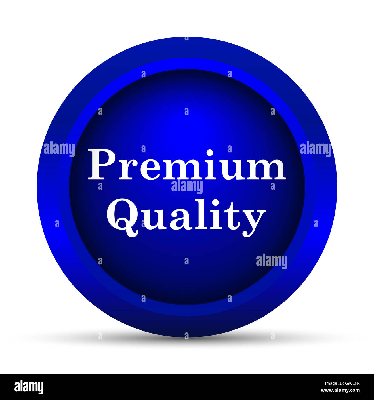 Premium quality icon. Internet button on white background Stock Photo - Alamy