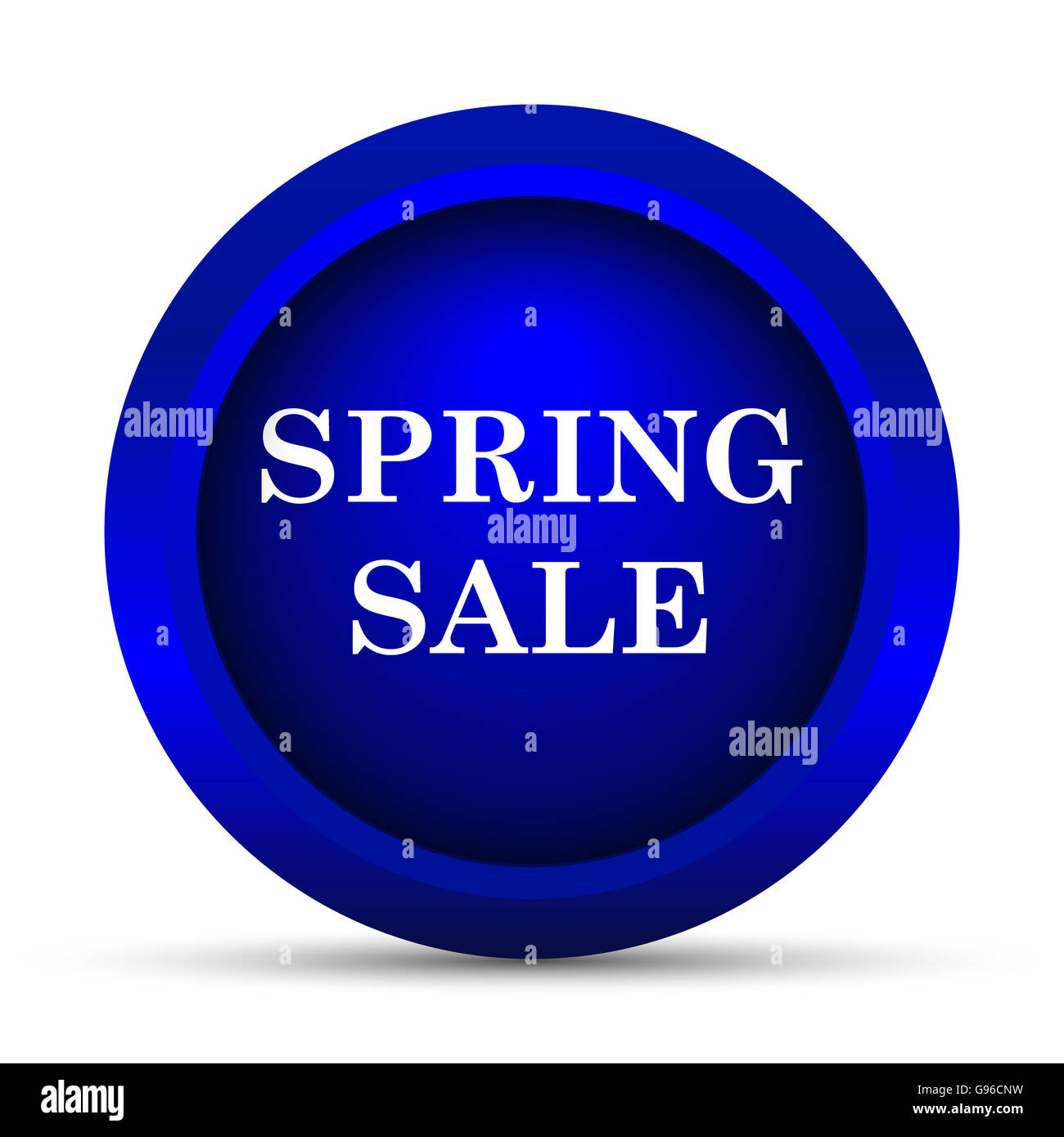 Spring sale icon. Internet button on white background Stock Photo - Alamy