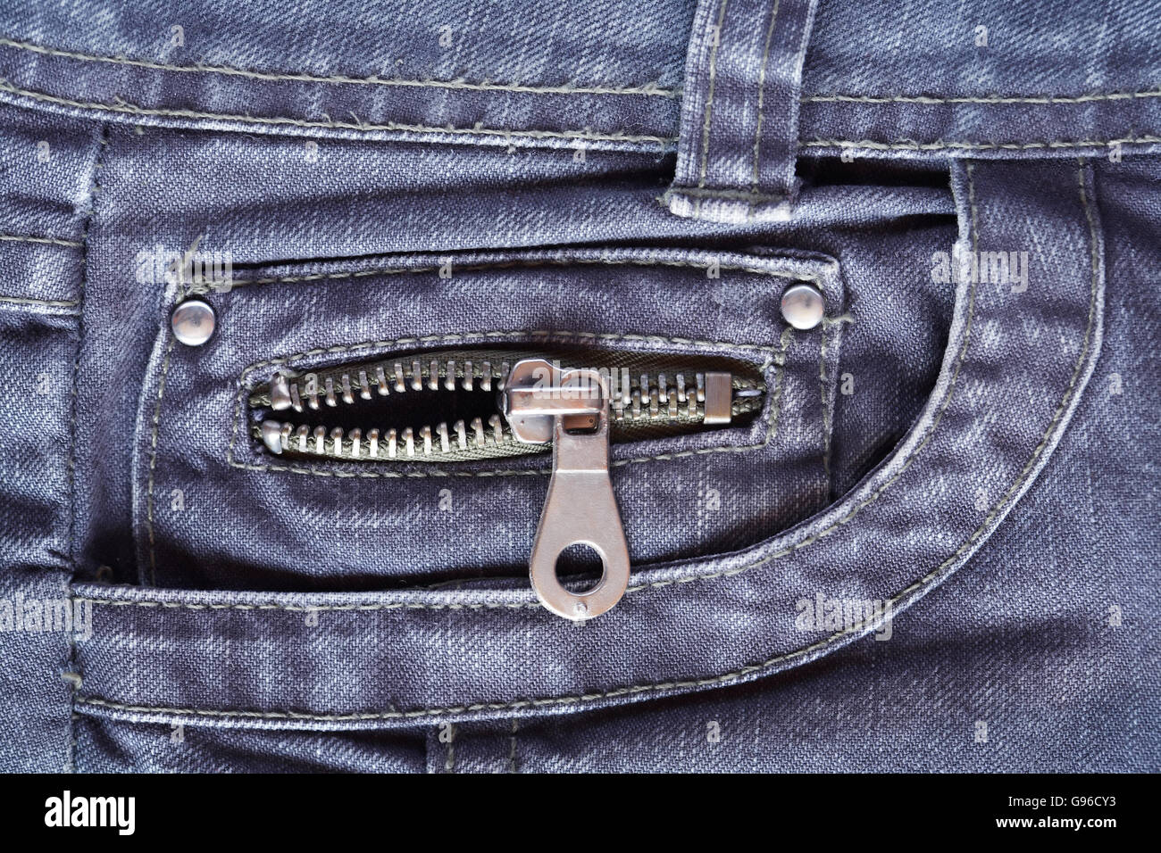 Zipper jeans hi-res stock photography and images - Alamy