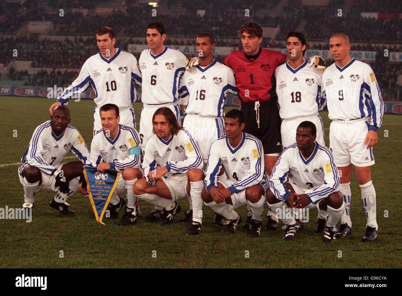 Soccer - Italian Federation Centenary Match - Italy v FIFA World Stars ...