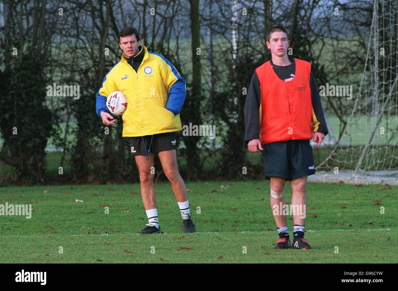 Leeds united training hi-res stock photography and images - Alamy