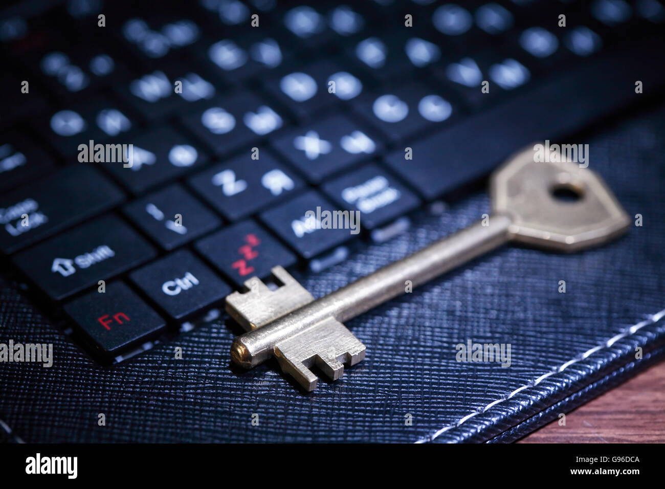 Antivirus on laptop keyboard hi-res stock photography and images - Alamy