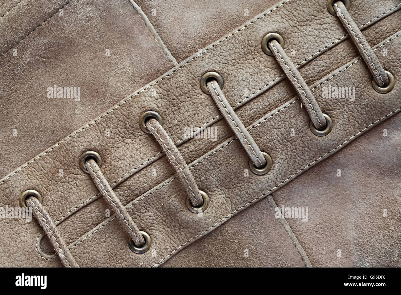 Closeup of gray suede background with lacing Stock Photo - Alamy