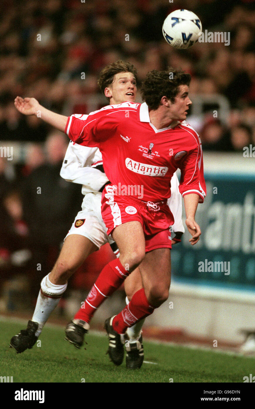 Soccer - Teddy Scott Testimonial - Aberdeen v Manchester United Stock ...
